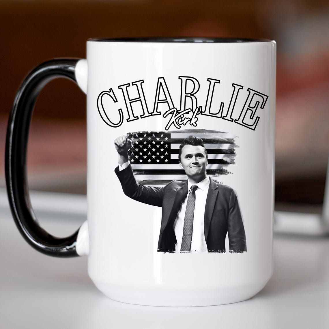 Charlie Kirk Mug, Kirk Mug, Charlie Kirk Coffee Mug, Charlie Kirk ...