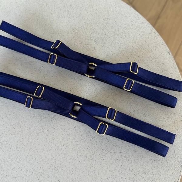 Dark Blue Garter - Etsy