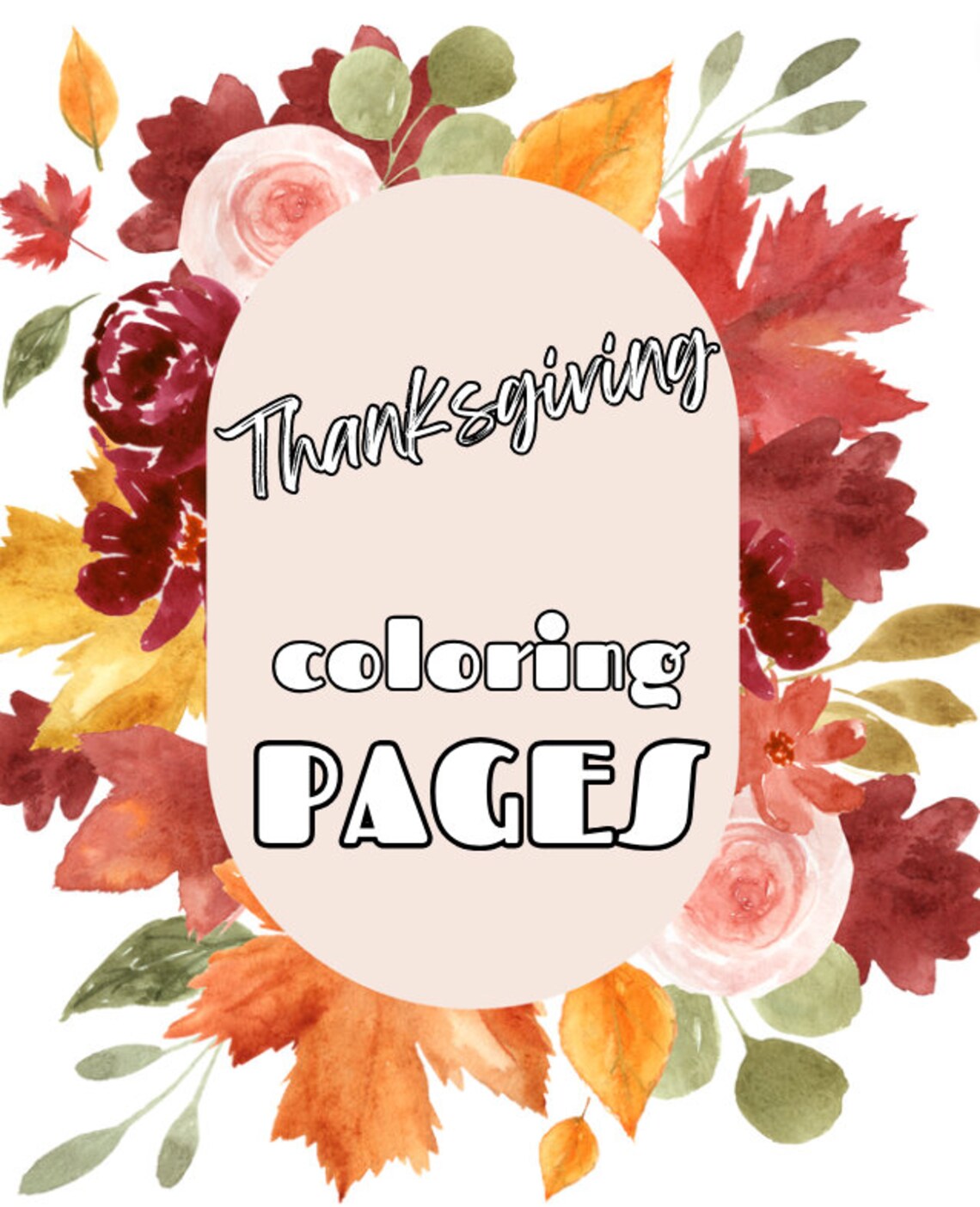 Thanksgiving Coloring Pages | Fall Coloring Pages | Fall Color ...