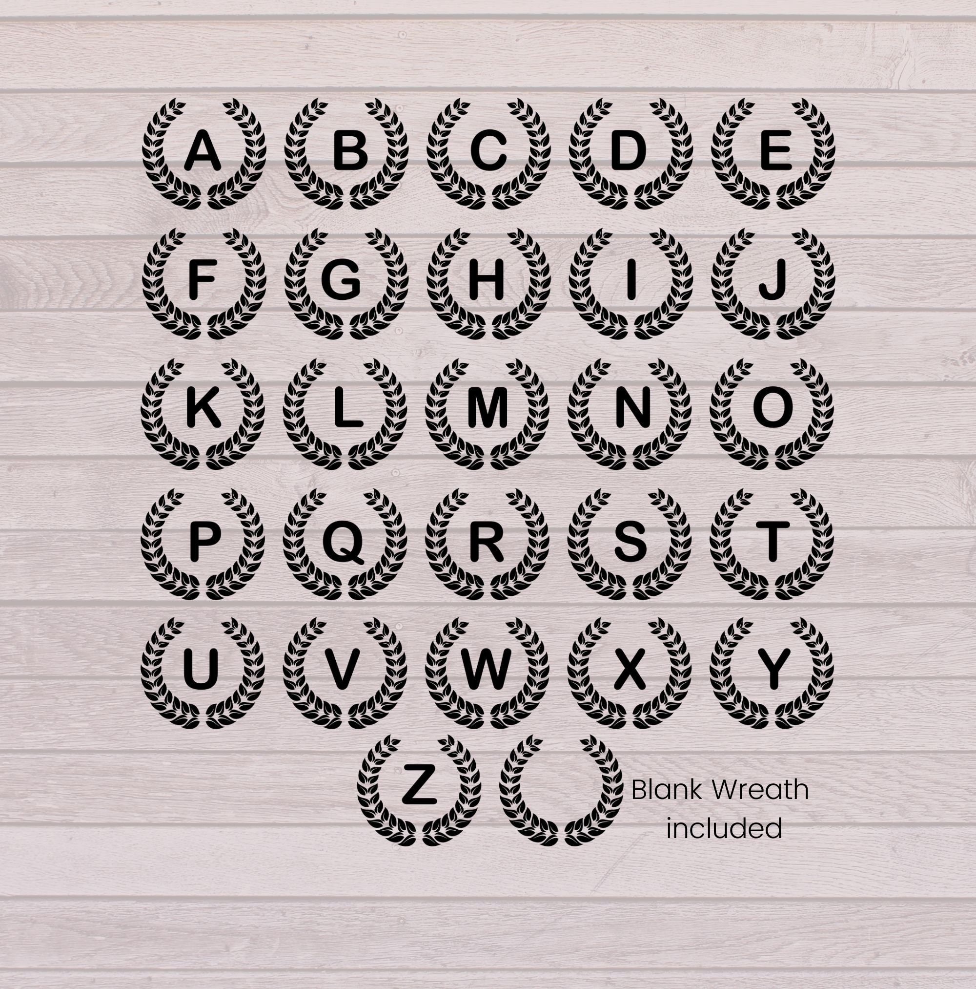 Monogram SVG Bundle, Last Name Svg, Initial Monogram Svg, Flourish ...