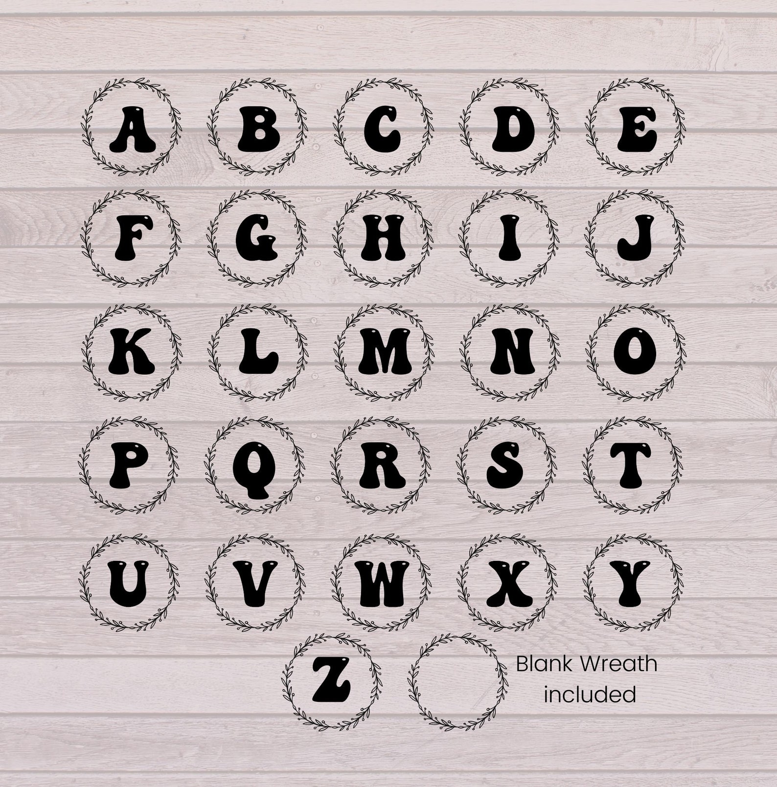 Monogram SVG Bundle, Last Name Svg, Initial Monogram Svg, Flourish ...