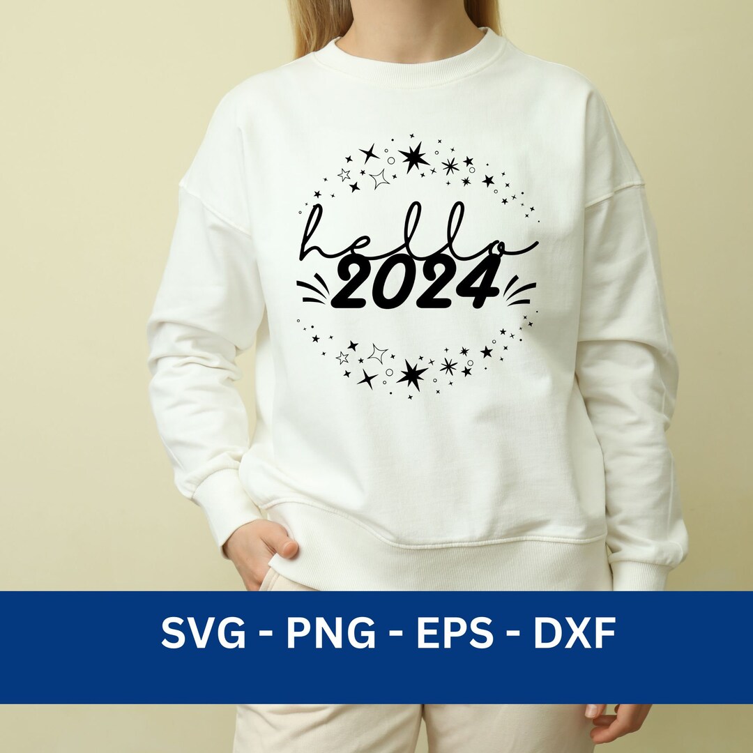 Happy New Year 2024 SVG Welcome 2024 SVG New Years Eve Svg - Etsy Australia