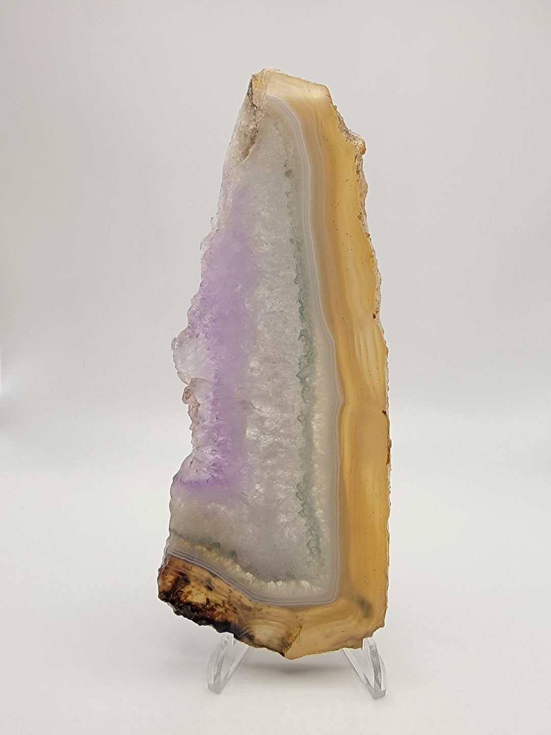 Large Agate Slab - 274g - 190mm X 74mm - Etsy