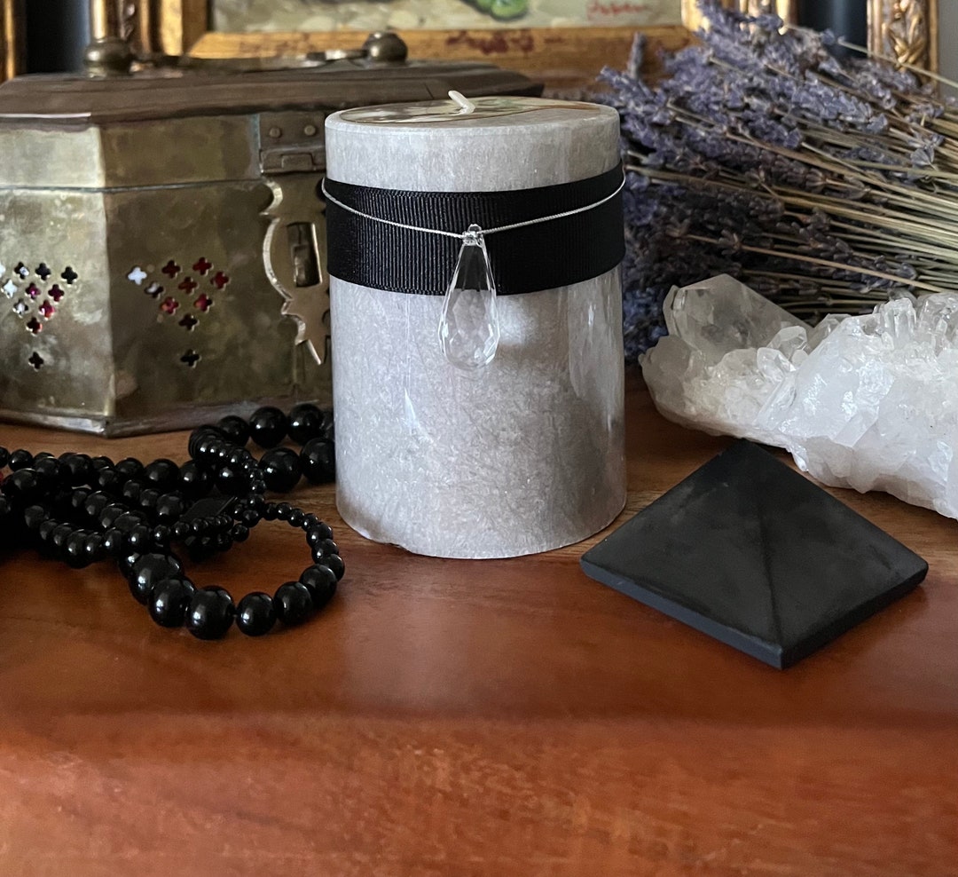 SILVER RAIN Spell Candle, 3” X 4”, Hope, Resilience, Purification - Etsy