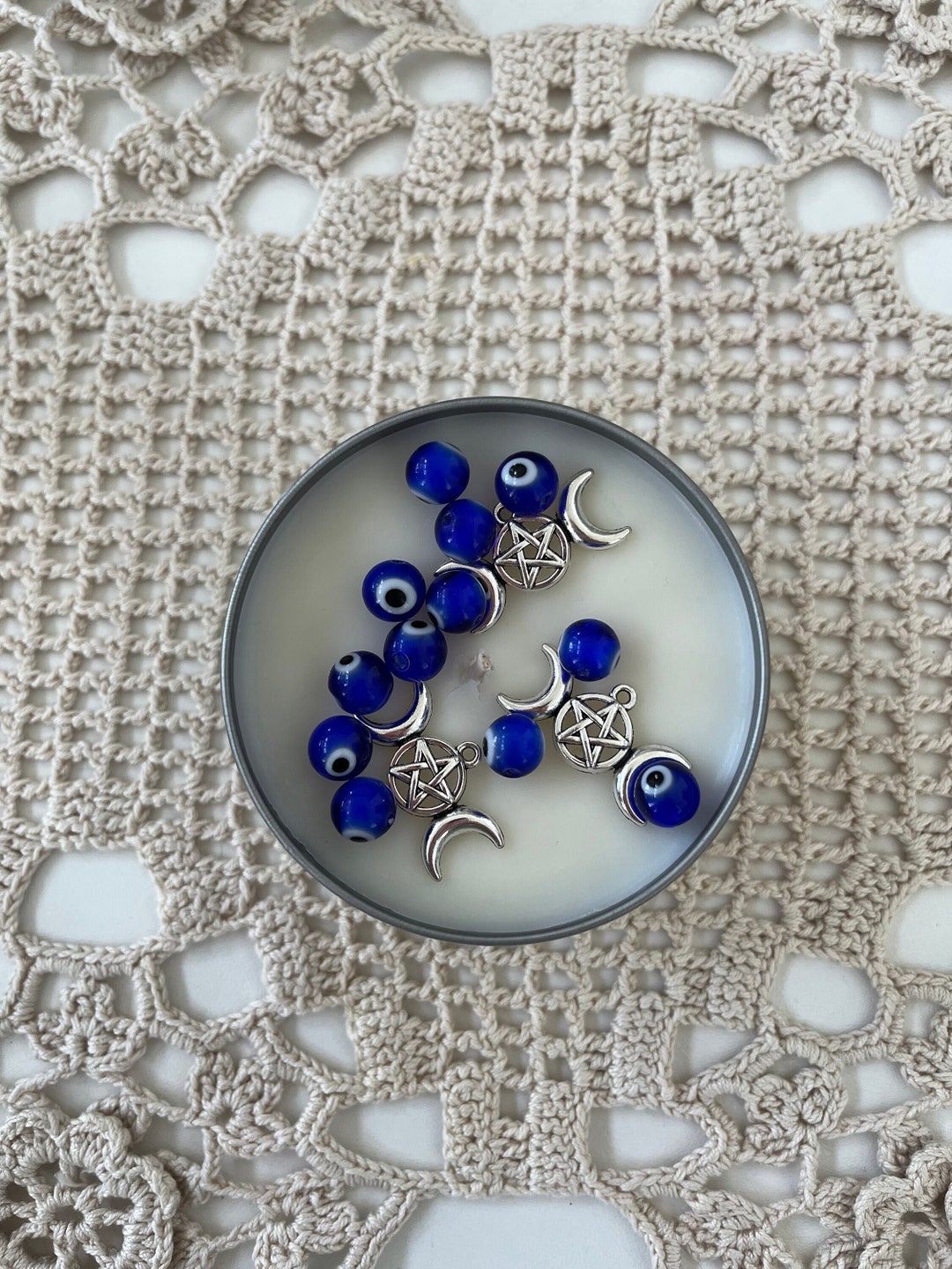 EVIL EYE PROTECTION Spell Candle, Pine, Joy, Love, Empowerment, Harmony ...