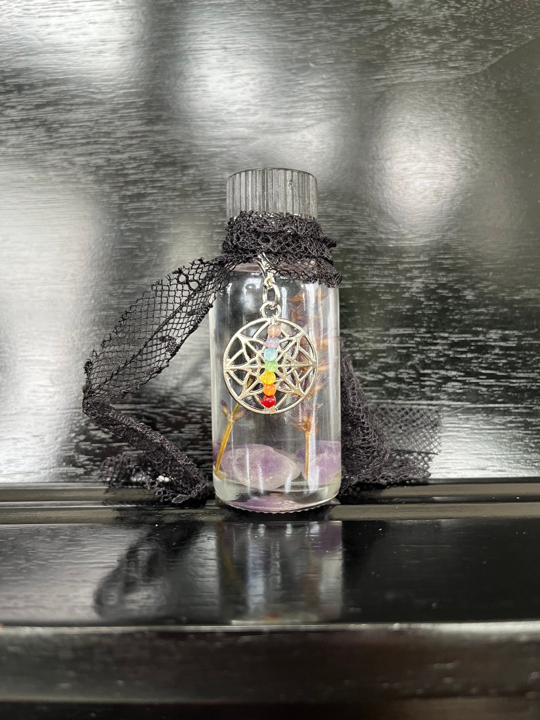 7 CHAKRAS BALANCING Spell Oil, Aura Mist With Stones for Harmony ...