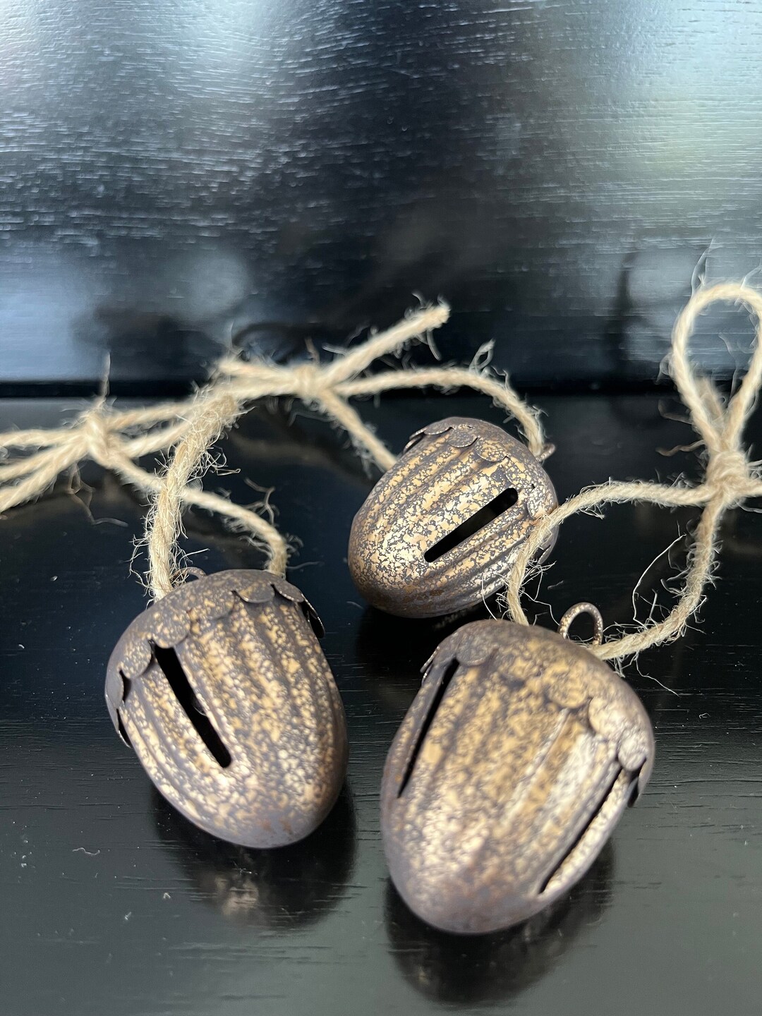 GOOD LUCK Acorn Bell Ornaments, Financial Security, Protection ...