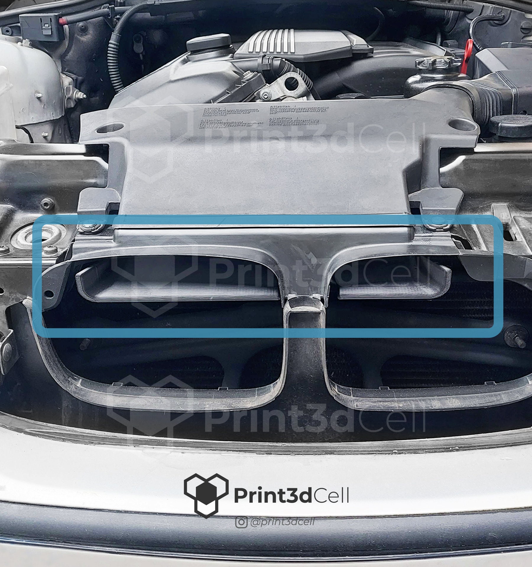 BMW E46 Performance Air Duct Air Scoop Increased Airflow Race Air Duct ...