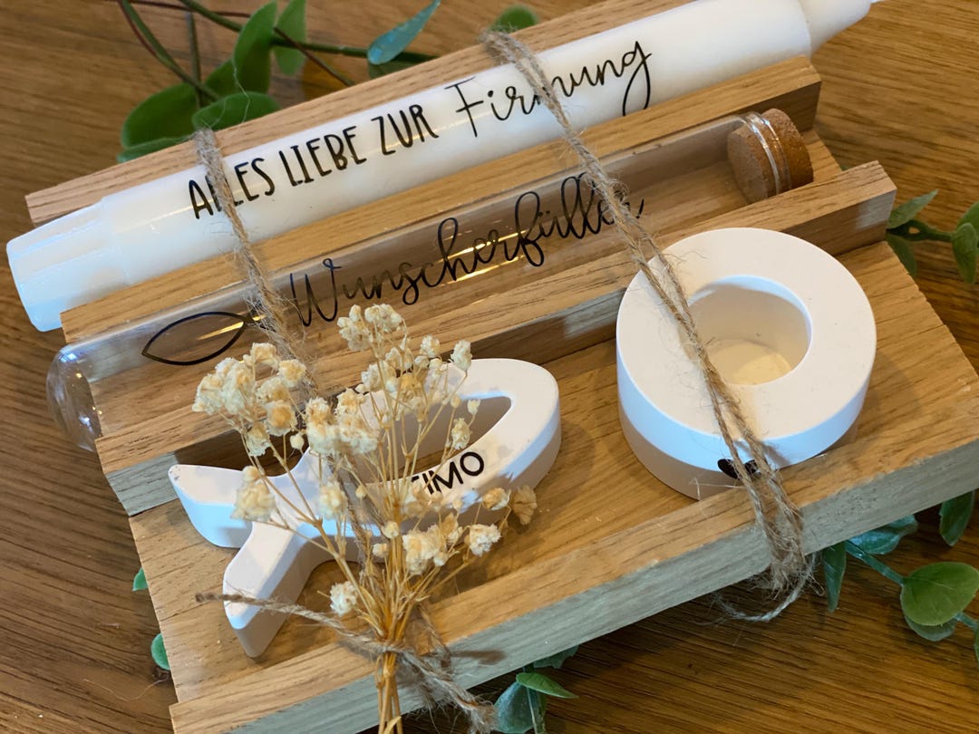 Firmung Geldgeschenk , Geschenkset Firmung , Kerze zur Firmung ...