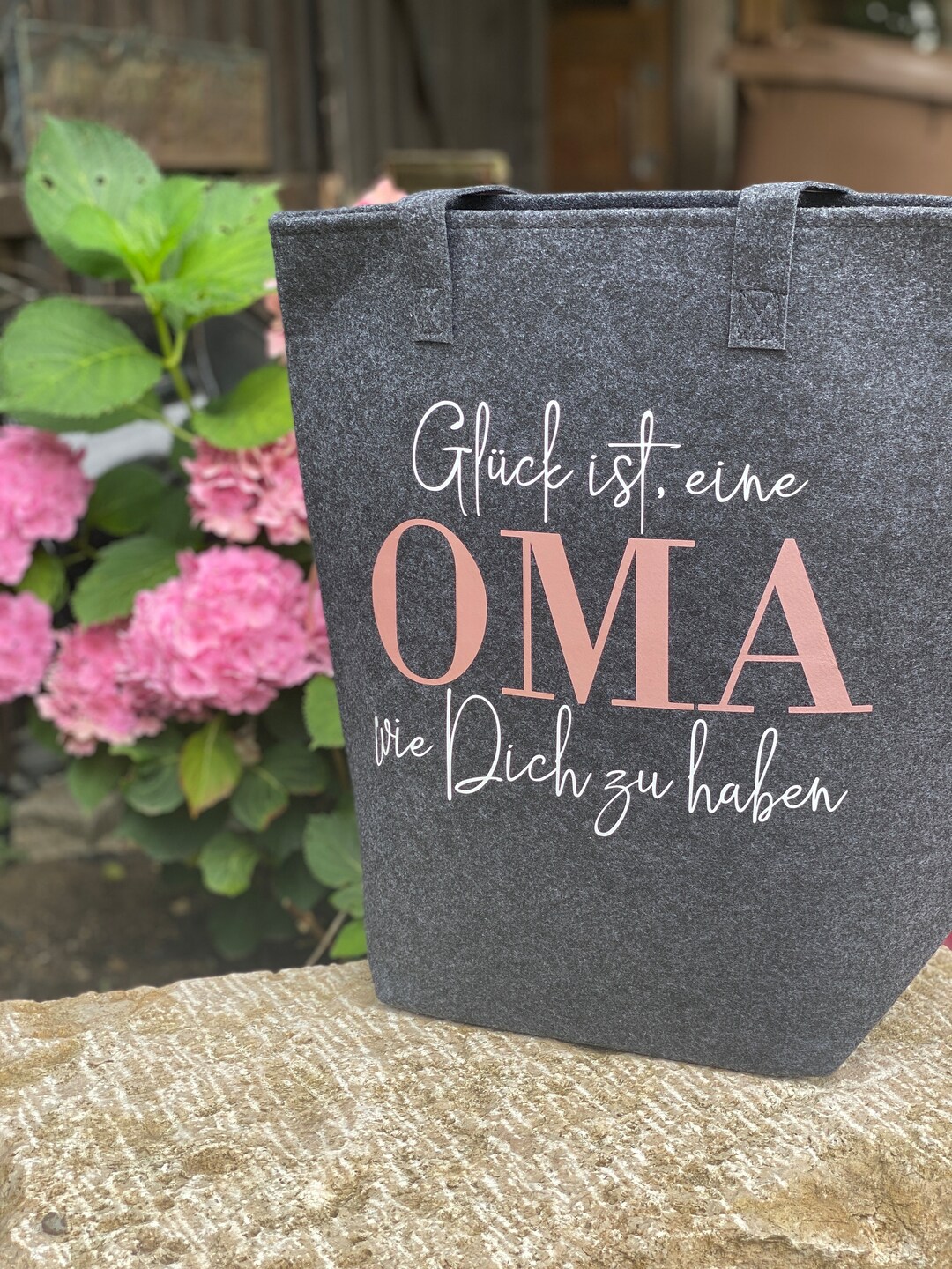 Personalized Felt Bag. Happiness is Having a Grandma Like You ...