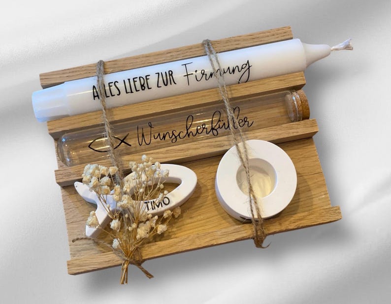 Firmung Geldgeschenk , Geschenkset Firmung , Kerze zur Firmung ...