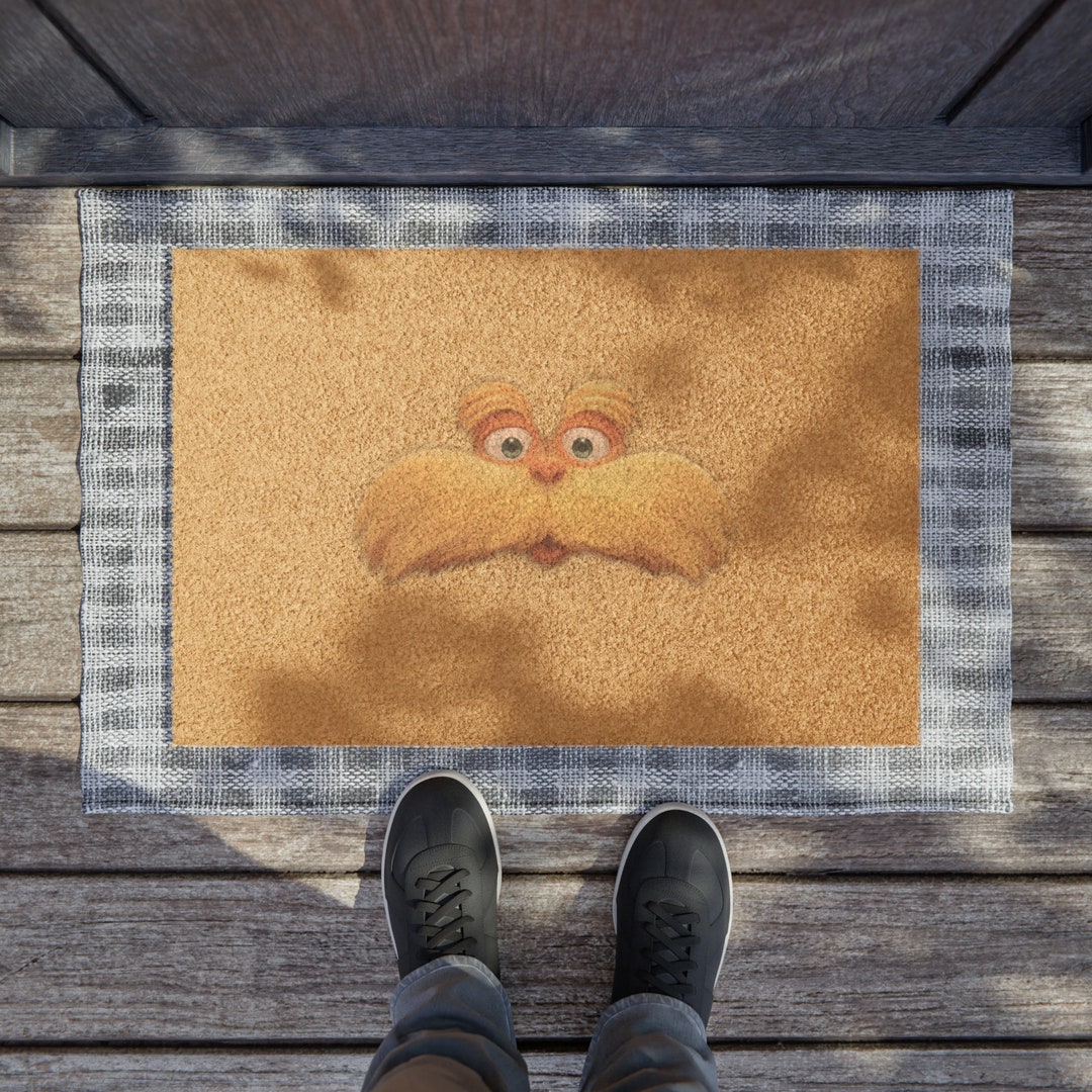 Lorax Love Dr. Seuss Inspired, the Lorax Mat, Cartoon Doormat, Doormat ...
