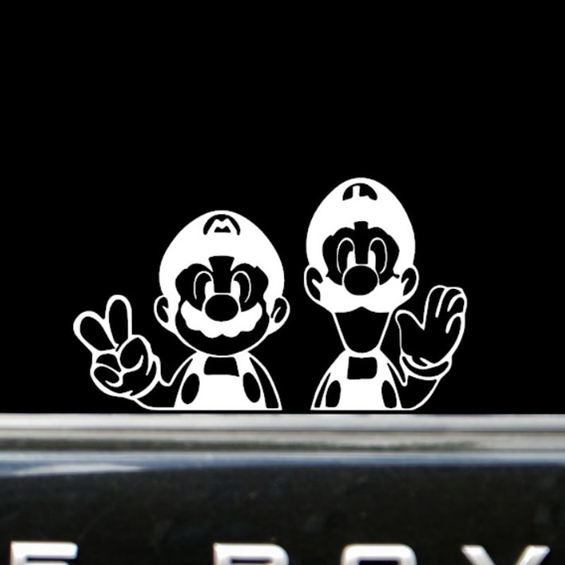 Mario Wall Decal - Etsy