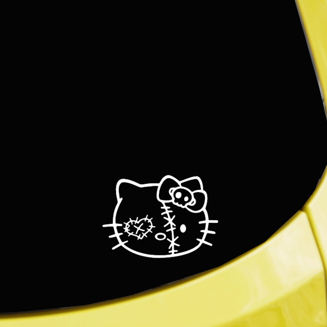 Vinyl Decal Hello Kitty, Military Hello Kitty Sticker, Halloween Kitty ...