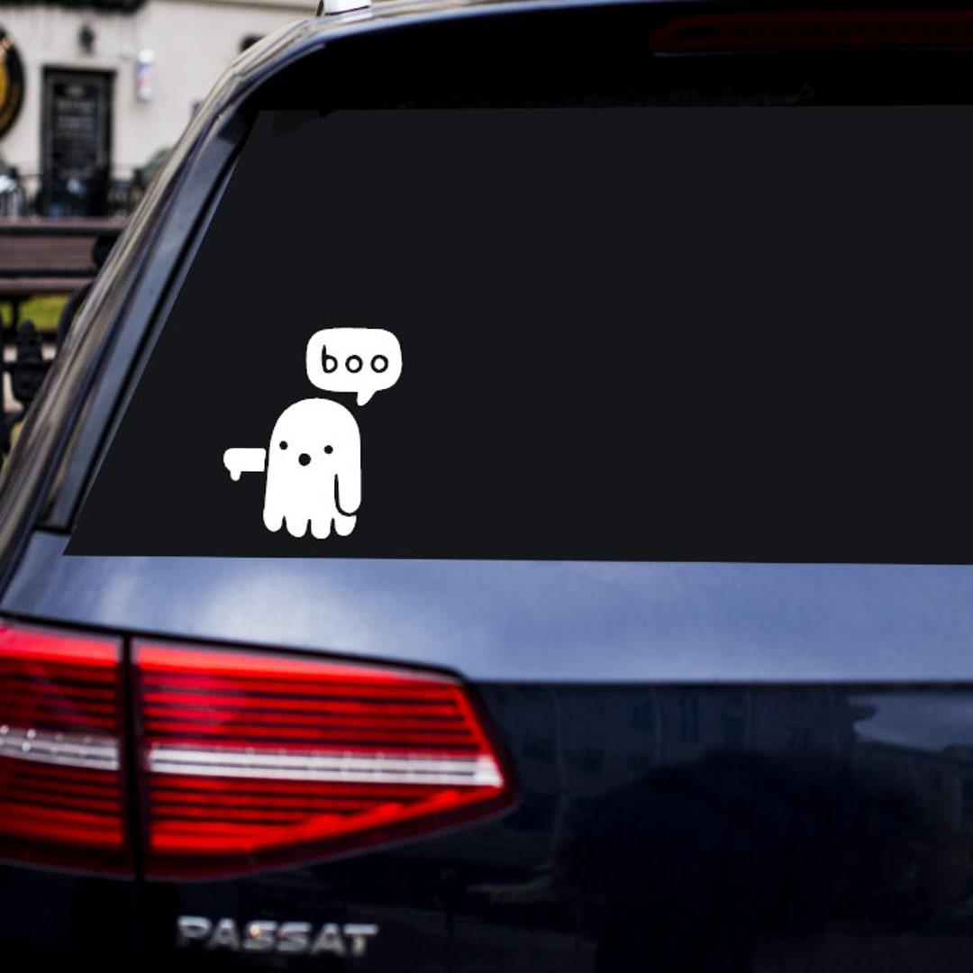 2 PACK!! Opening Event. Vinyl Decal GHOST, Boo, Halloween Bumper ...