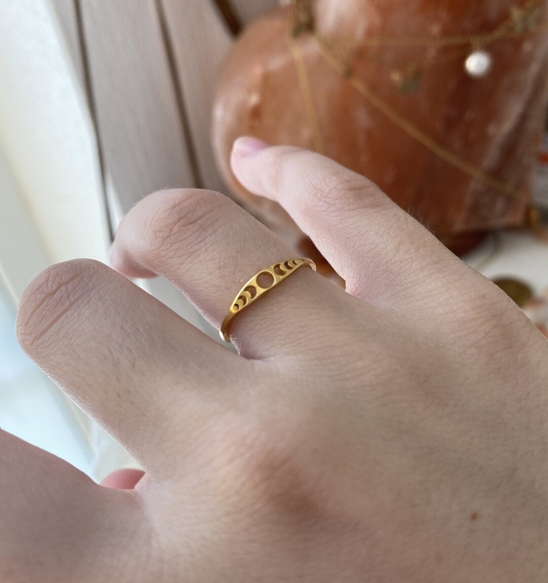 ACOTAR Feyres Dainty Tattoo Ring Womens Gold and Silver Ring - Etsy UK