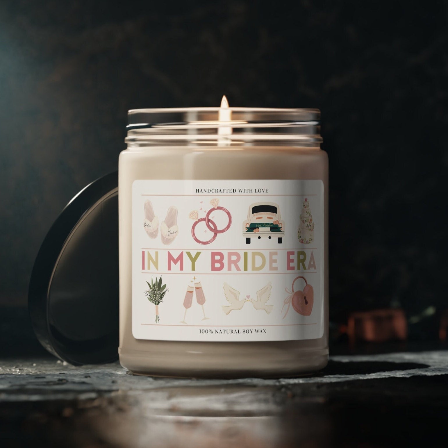 In My Bride Era, Newly Engaged Candle, Bride Gift, Engagement Candle ...