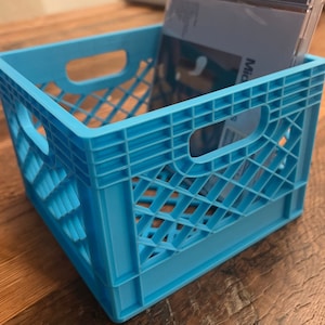 Mini Milk Crate (for Cd's or Misc Storage) - Etsy