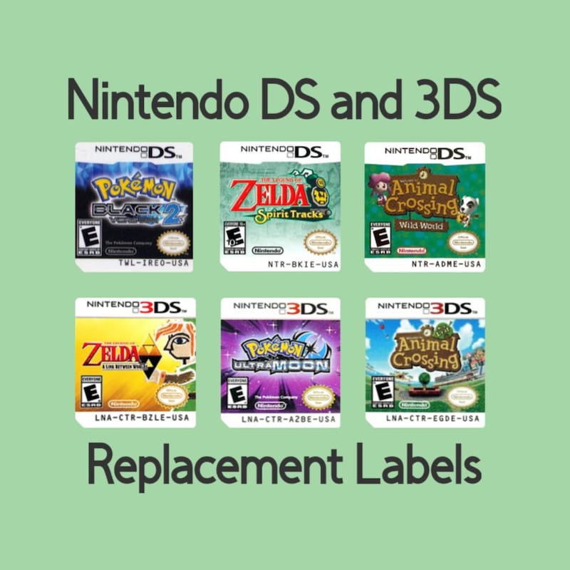 3ds Games Sticker - Etsy