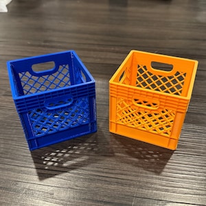 Mini Milk Crate (for Cd's or Misc Storage) - Etsy