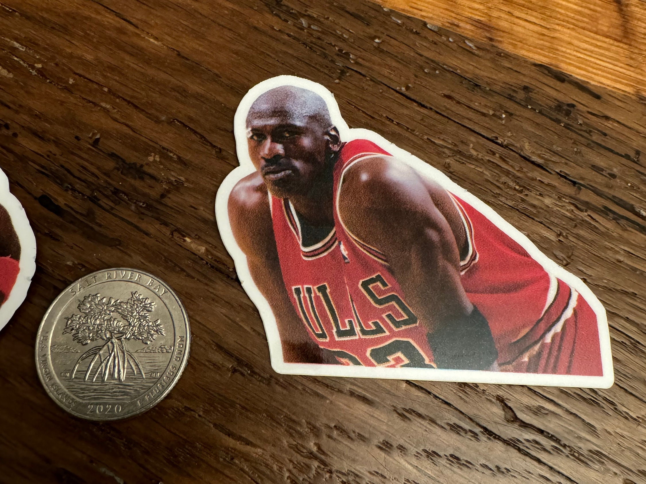 Michael Jordan Chicago Bulls Sticker Set Custom Made With - Etsy
