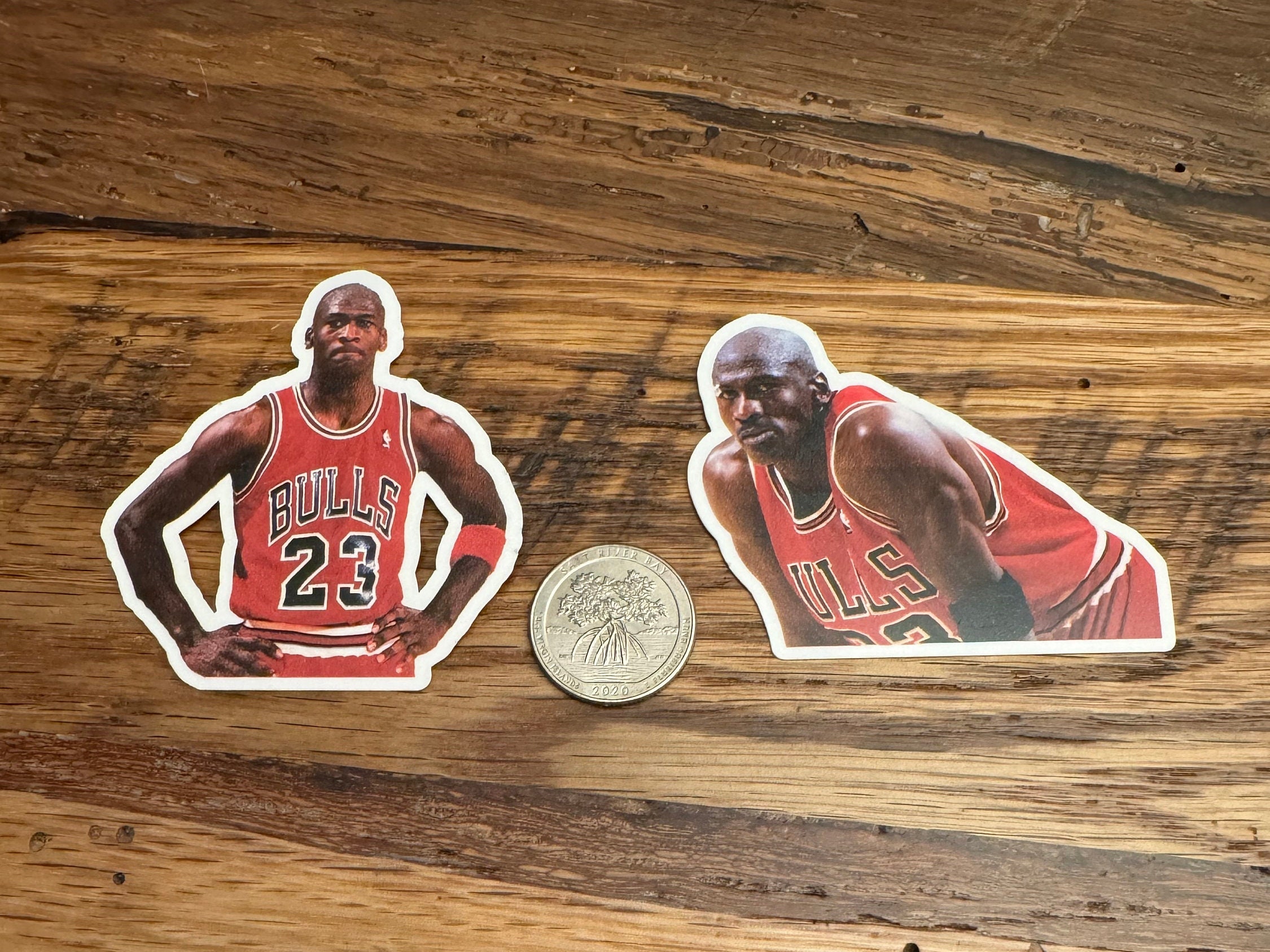 Michael Jordan Chicago Bulls Sticker Set Custom Made With - Etsy
