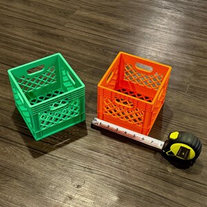 Mini Milk Crate (for Cd's or Misc Storage) - Etsy