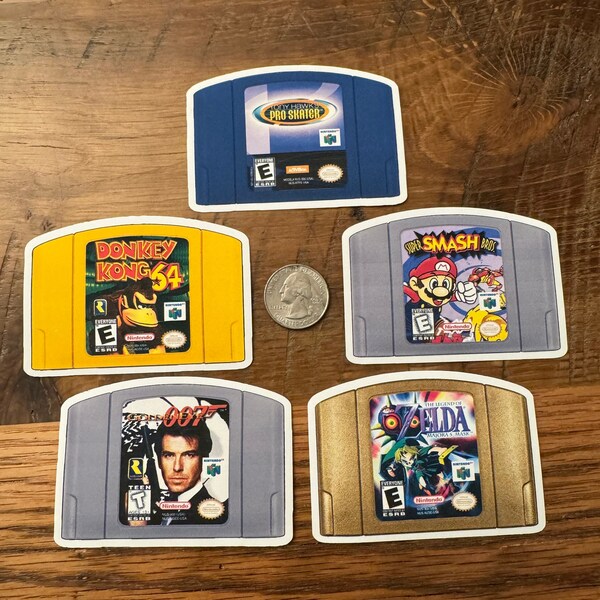 Nintendo Cartridge Stickers - Etsy