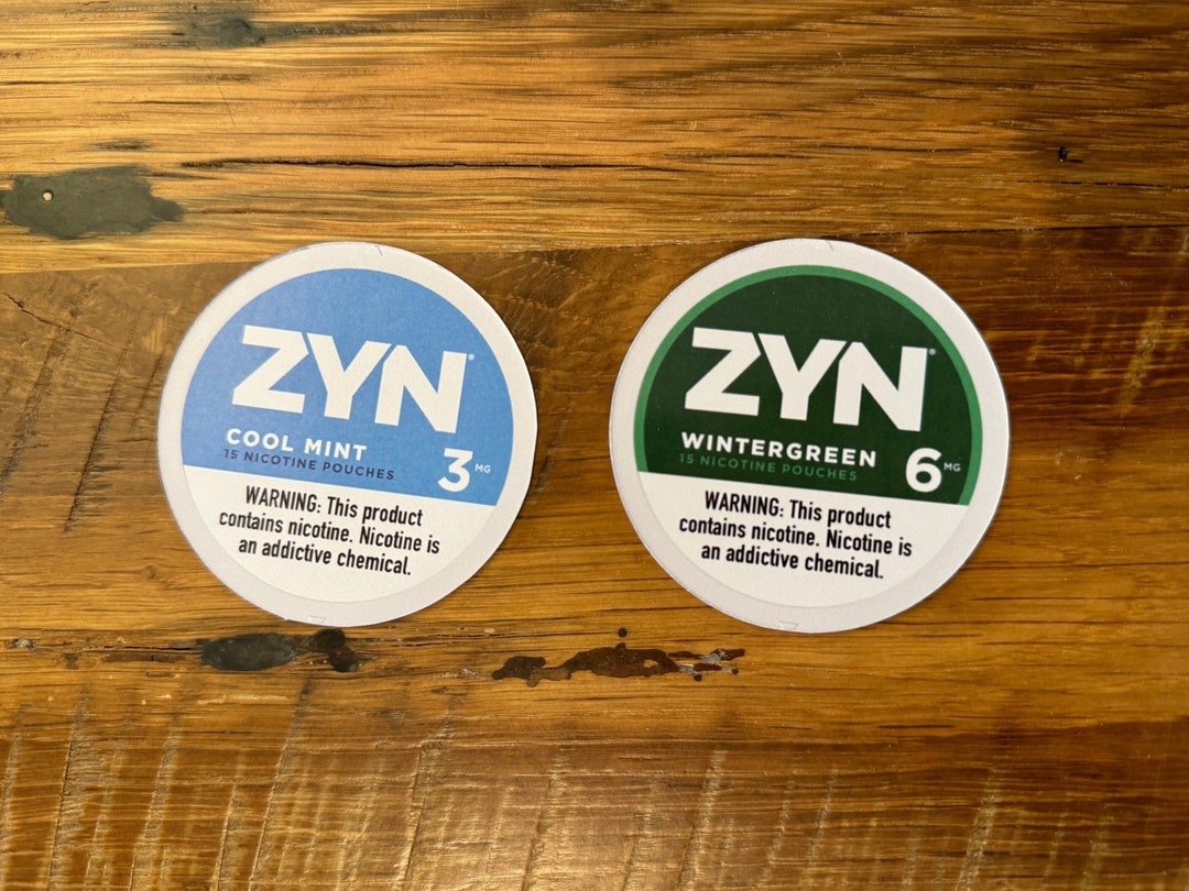 Zyn Sticker Set Custom Made - Etsy