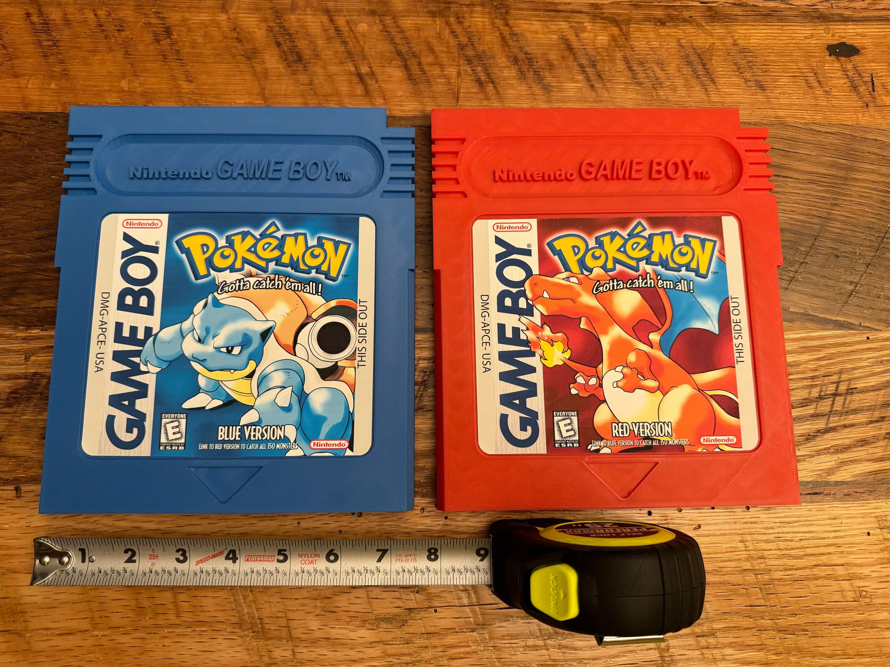 Giant Pokemon Red , Blue , Yellow , Gold Version Gameboy Cartridge ...