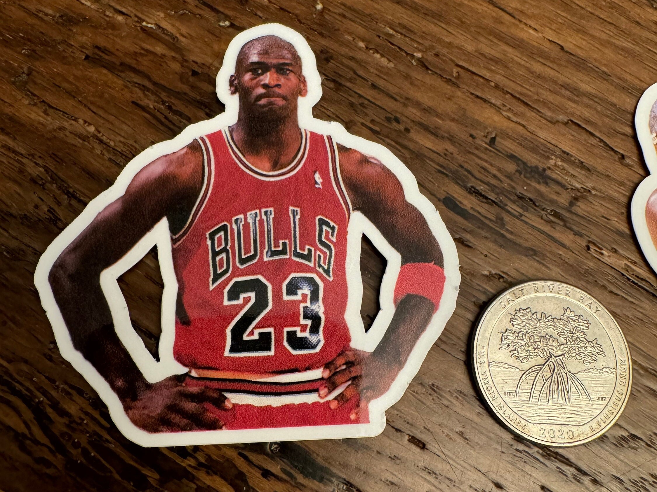 Michael Jordan Chicago Bulls Sticker Set Custom Made With - Etsy
