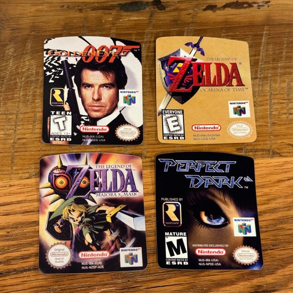 N64 Labels - Etsy