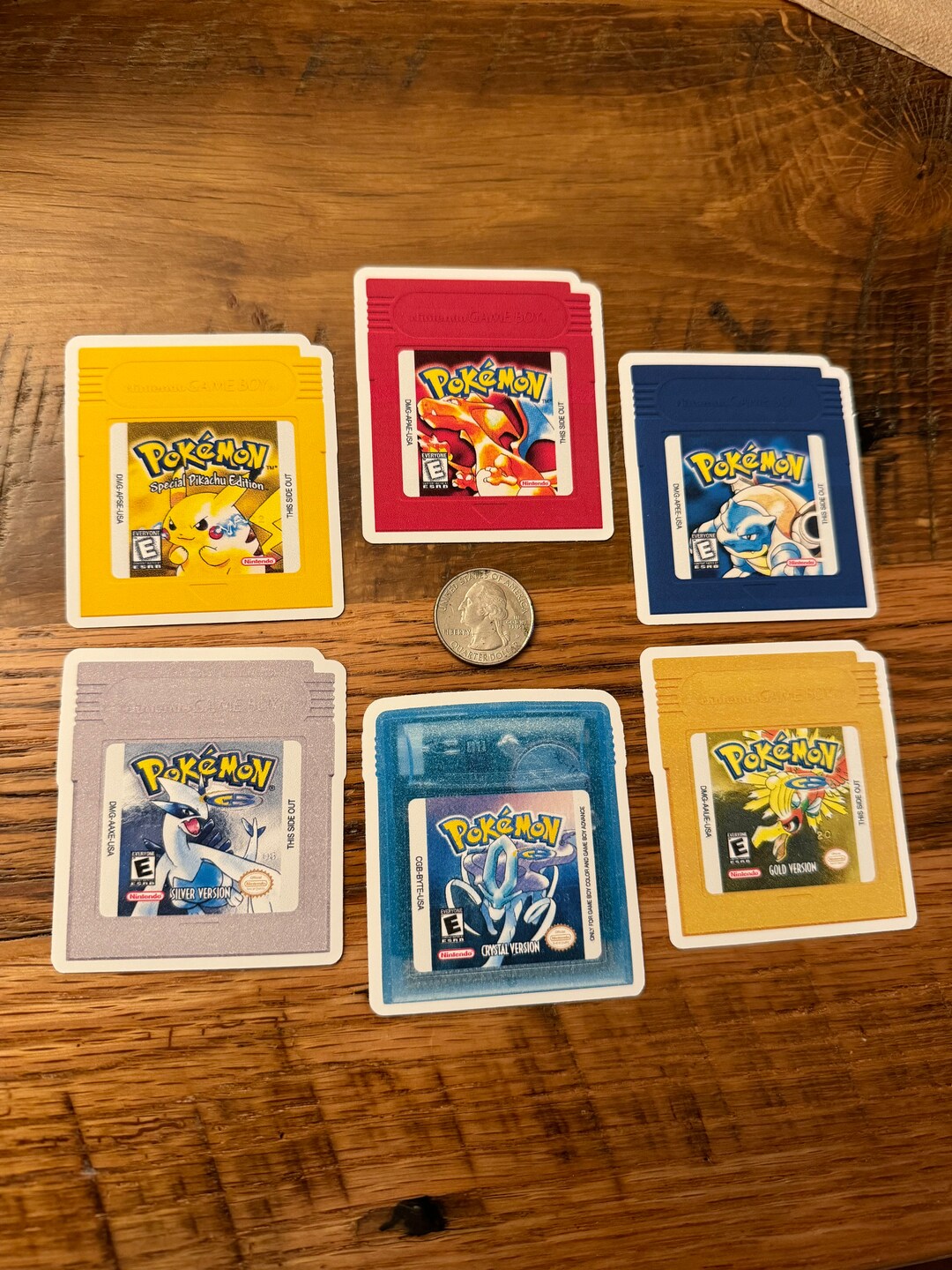 Pokemon Game Boy and Gameboy Color Stickers (3ct Sets) - Etsy