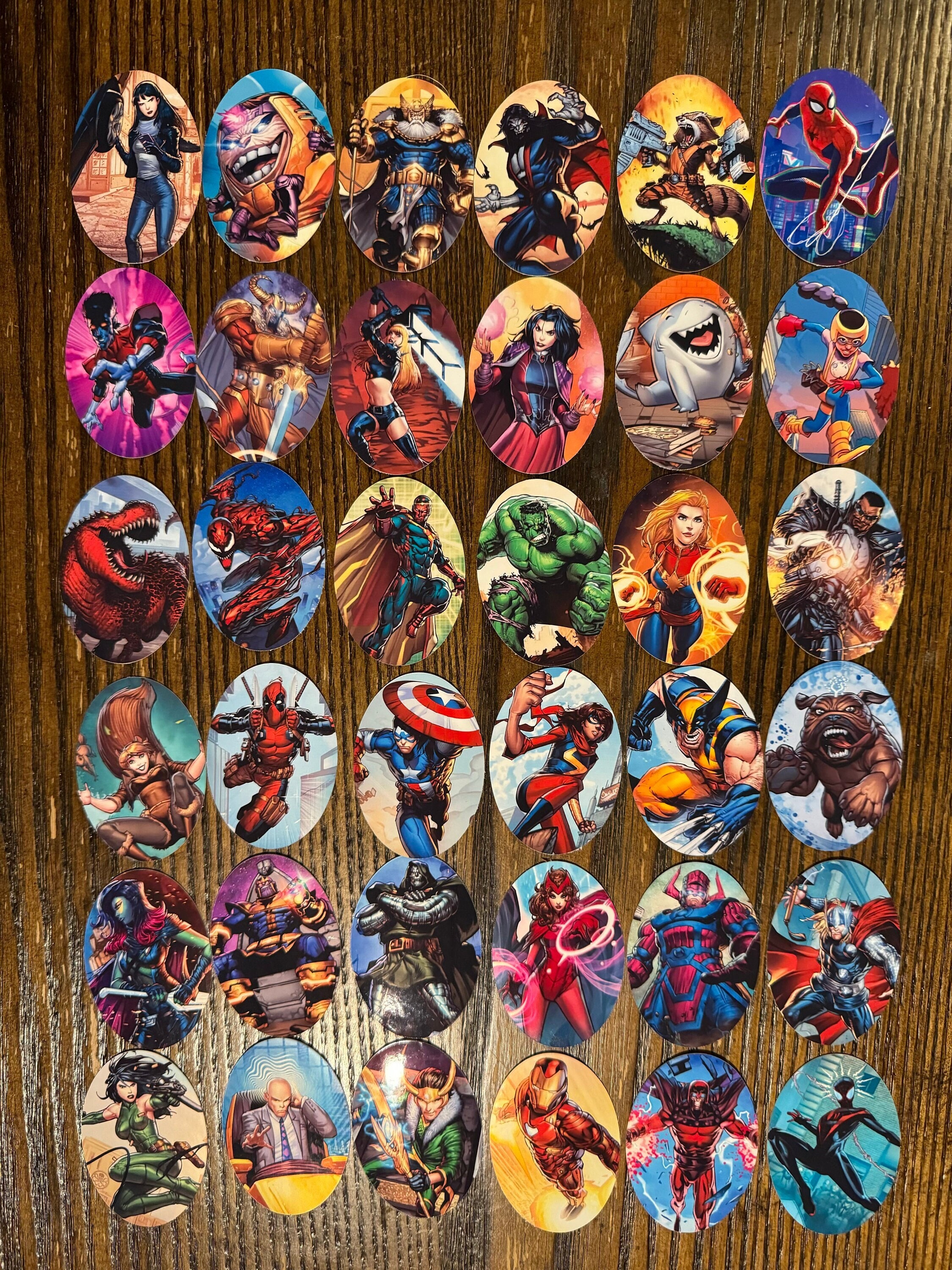 Marvel Snap Artwork Stickers Custom Made Vinyl - Etsy