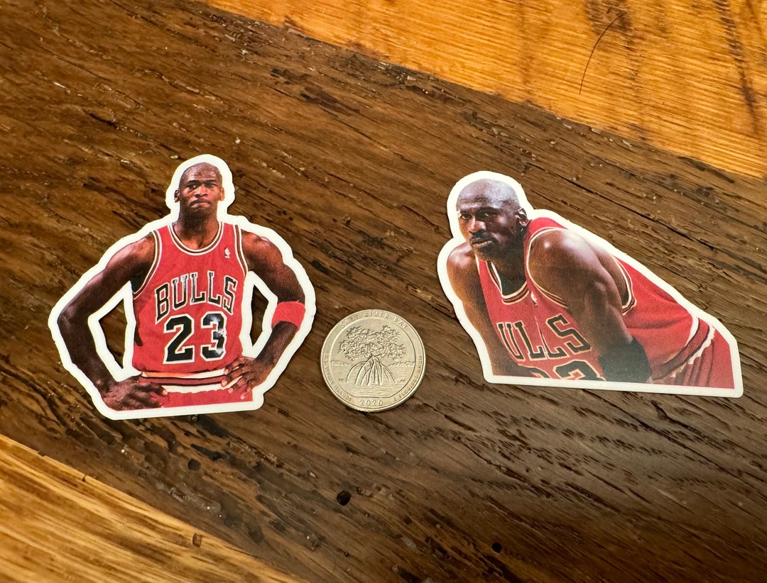 Michael Jordan Chicago Bulls Sticker Set Custom Made - Etsy