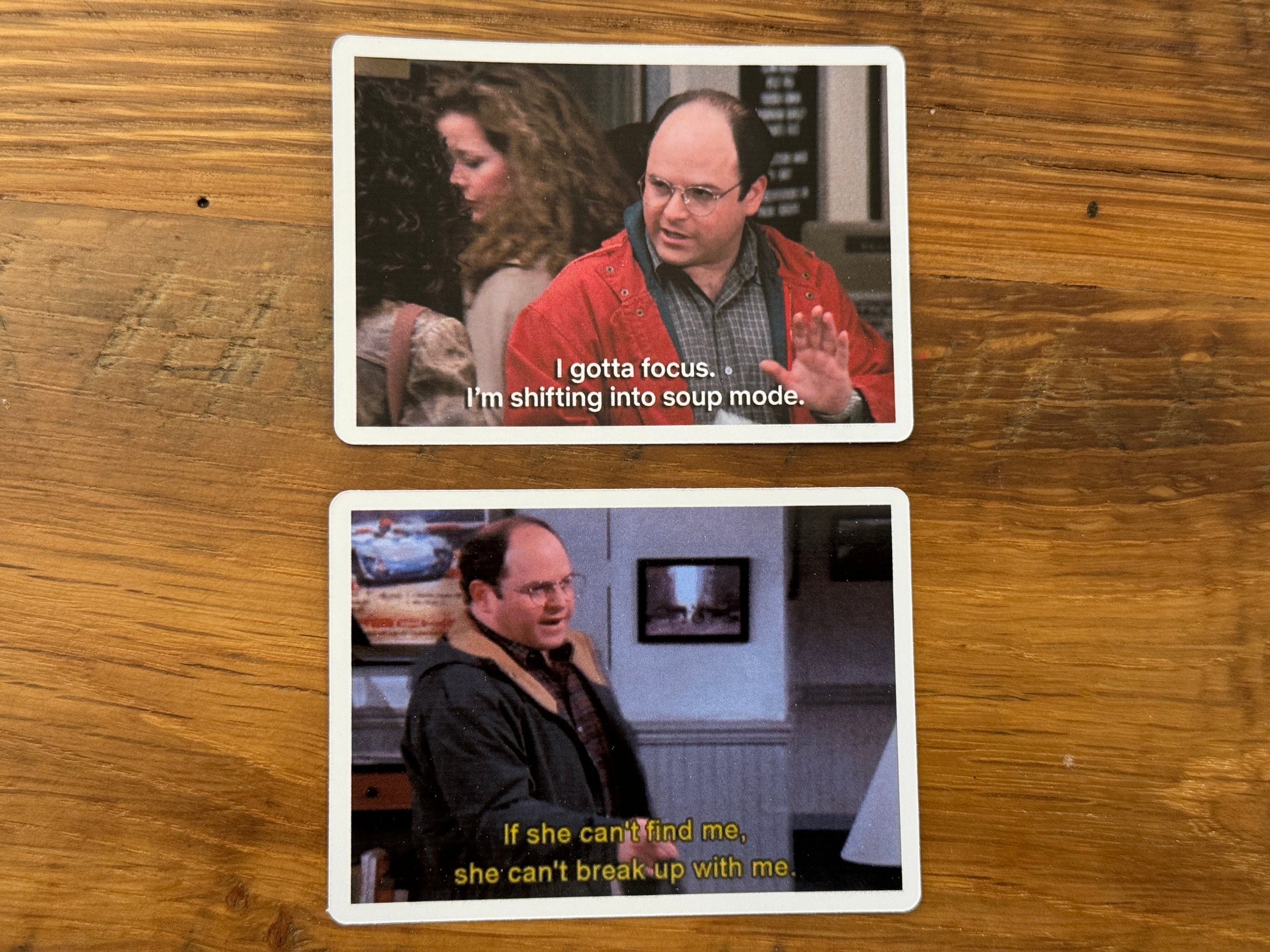 Seinfeld George Costanza Sticker Set - Custom Made - Etsy
