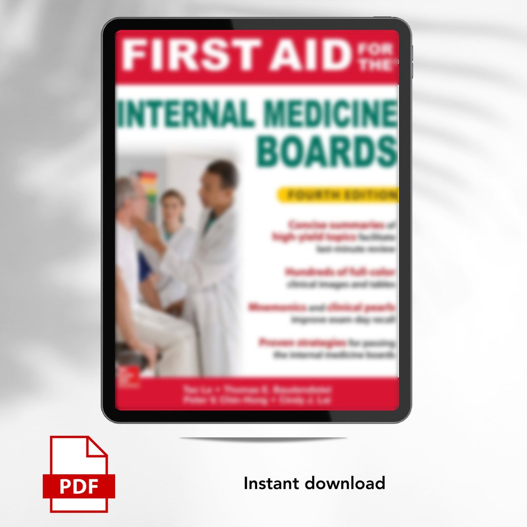 First Aid for the Internal Medicine Boards 4th Edition Instant Download ...