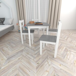 Kids Table & Chair Woodworking Plans, Montessori Chair, Activity Table ...