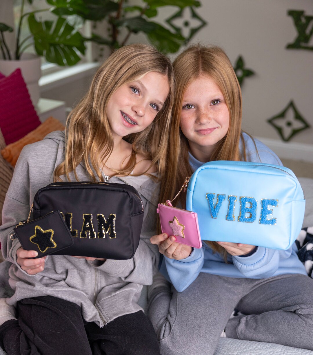 Patch Word Bags With Zipper for Makeup Bag or Skincare - Etsy