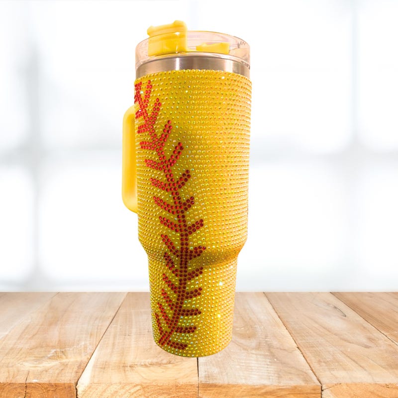 Softball Rhinestone - Etsy