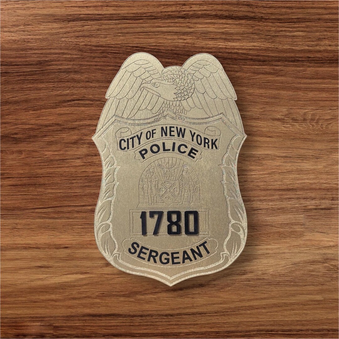 Custom NYPD SGT Wood Shield - Etsy