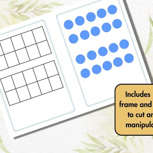 Number Flashcards Printable Instant Download Preschool Counting ...