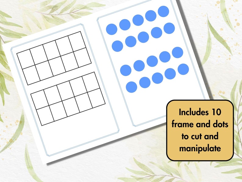 Number Flashcards Printable Instant Download Preschool Counting ...