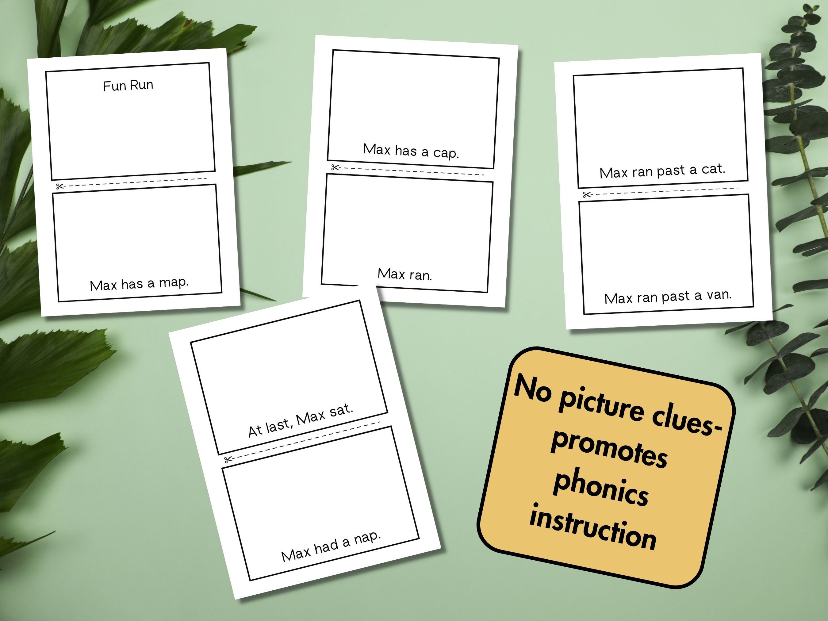 Decodable Books Instant Download Printable Reading Comprehension ...