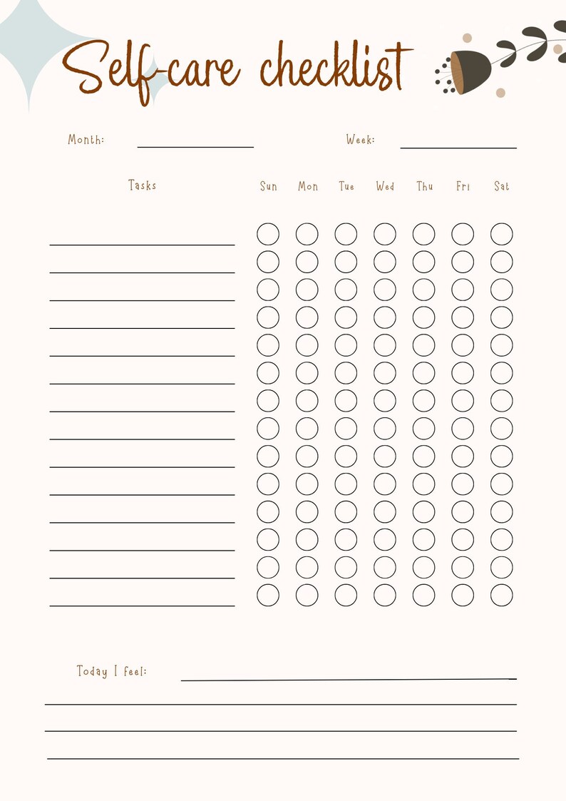 Boho Self Care Journal Lifestyle Tracker Daily Planner Gratitude ...