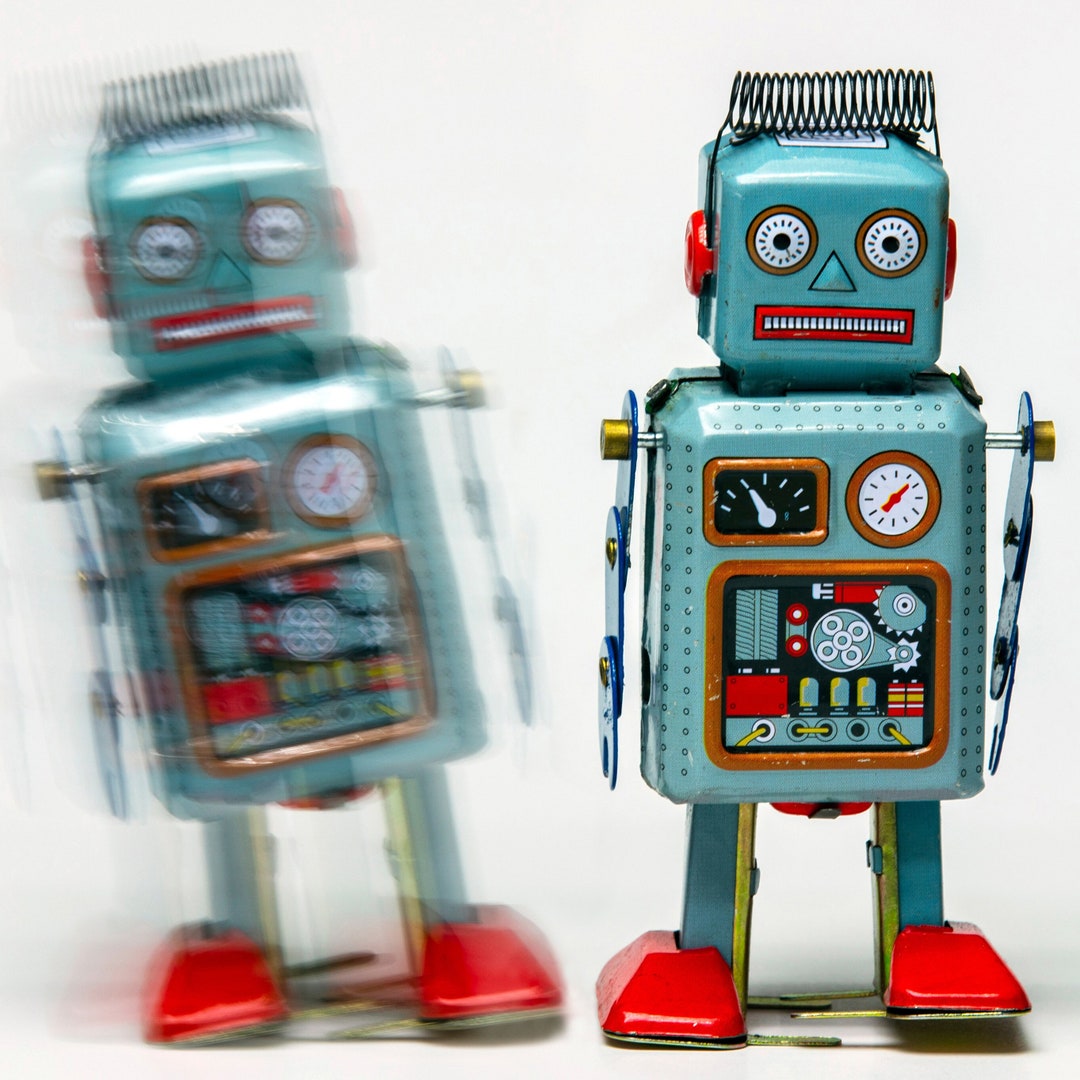 The Robots, Limited Edition Photograph of Two Vintage Robots ...