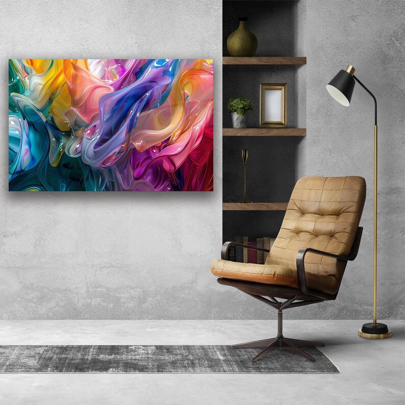 Colorful Glass Wall Art , Tempered Glass Wall Art , Glass Printing ...