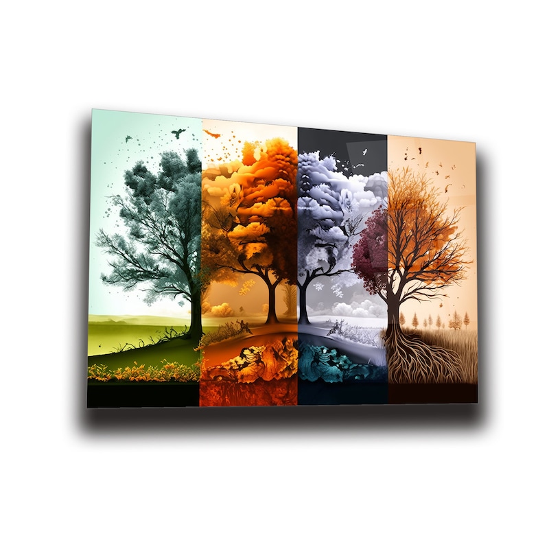 4 Seasons Wall Art - Etsy