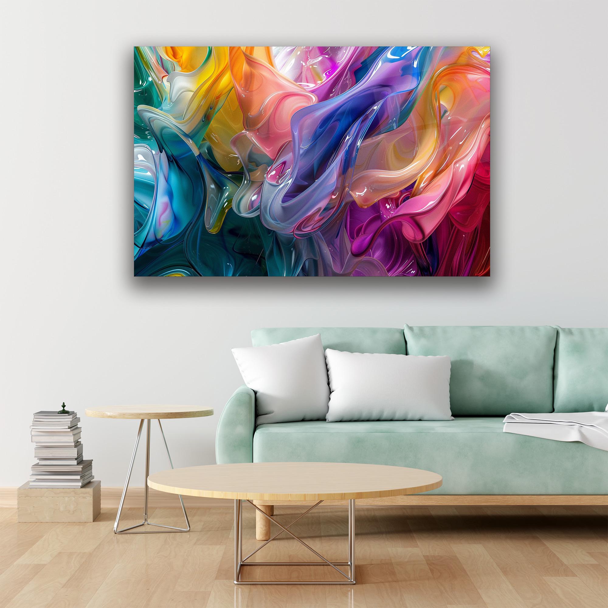 Colorful Glass Wall Art , Tempered Glass Wall Art , Glass Printing ...