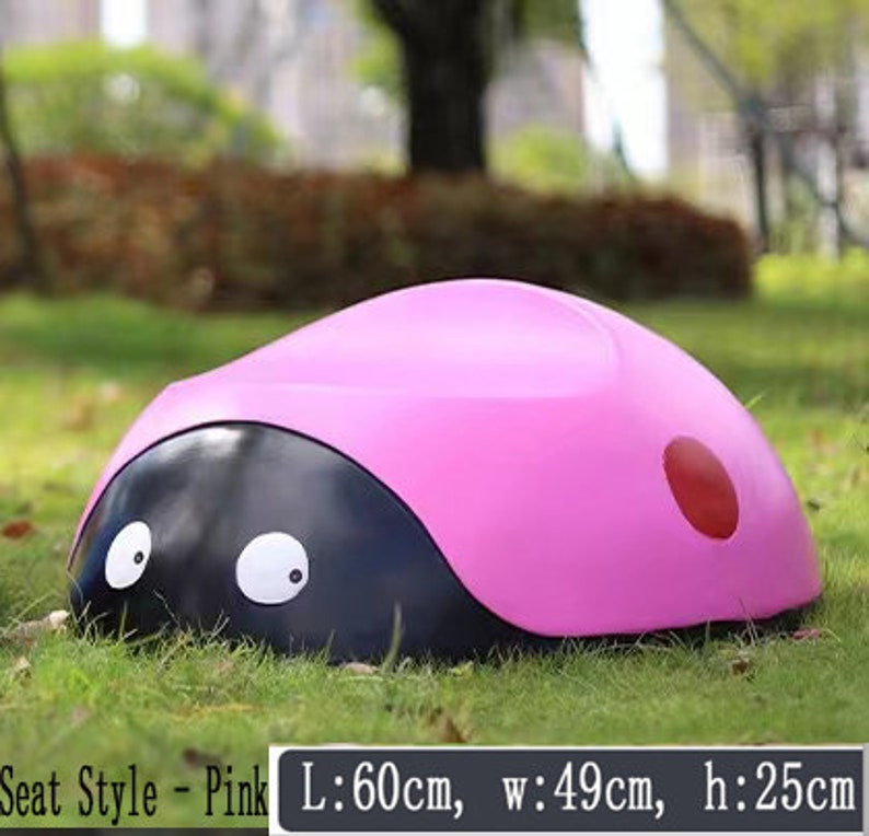 Seven Star Ladybug Sculpture Chair Kindergarten Scenic Area Courtyard ...